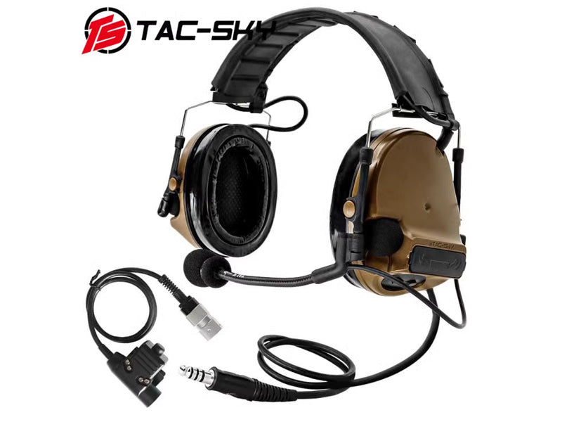 [Tac-Sky] Comtact-III / C3 Headset w/ U94PTT – SIXmm (6mm)
