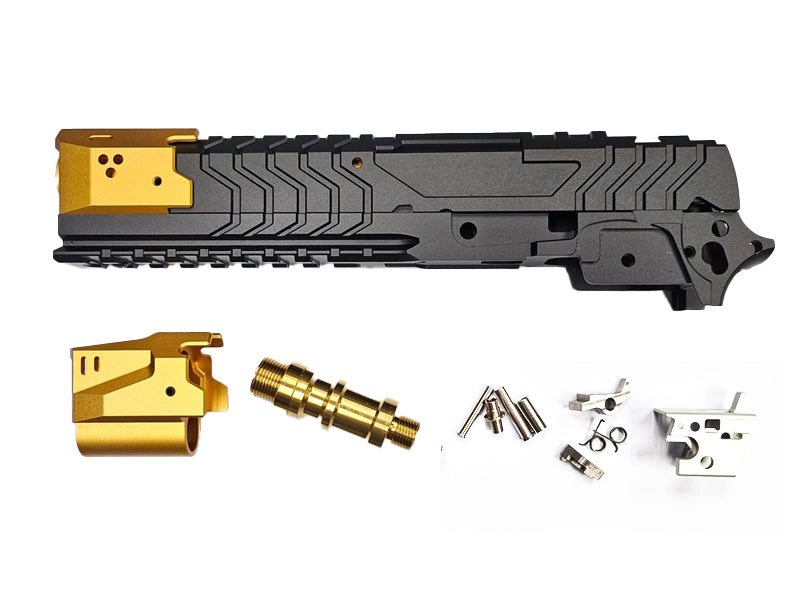 [5KU] CNC Aluminium Slide and Middle Frame Set[For Tokyo Marui HI CAPA ...