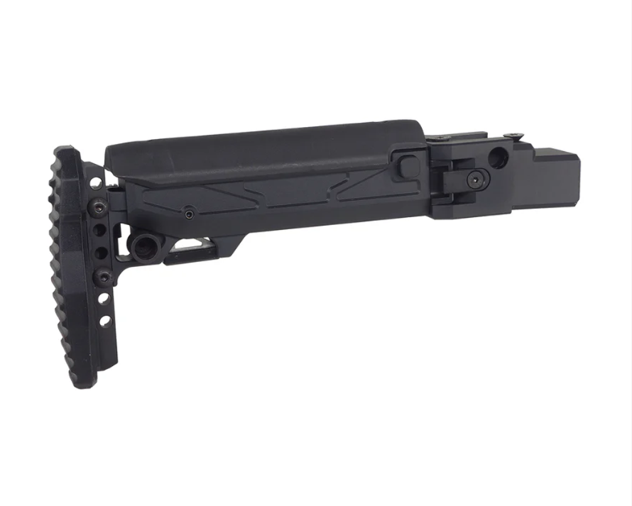 [5KU] Folding Telescopic Buttstock w/ Cheek Riser [for GHK AKM V2] [5K ...