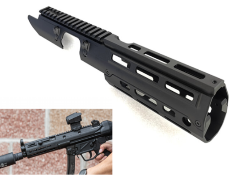 [5KU] Monolithic M-Lok Rail Handguard [for Marui Next Gen. MP5 AEG] [5 ...