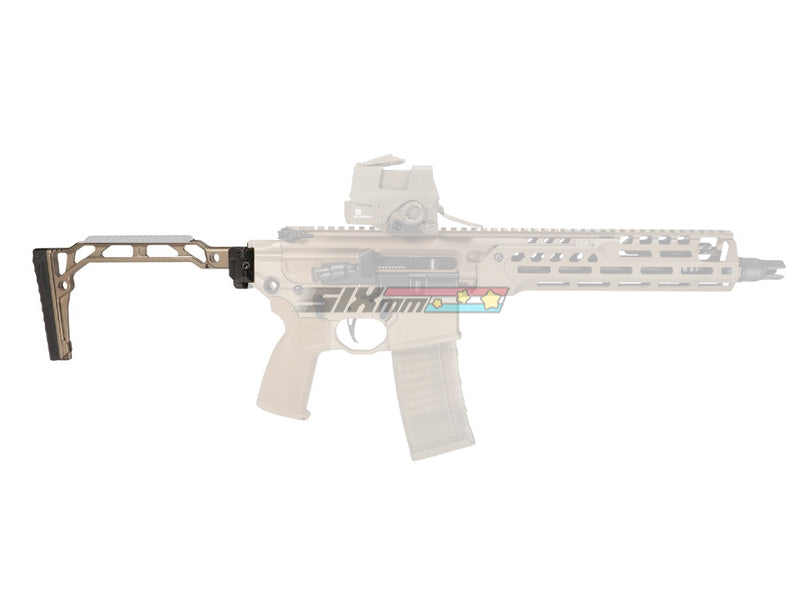 [5KU] SS-8RP Skeleton Folding Stock W/ M1913 Adapter[For 20mm Picatinn ...