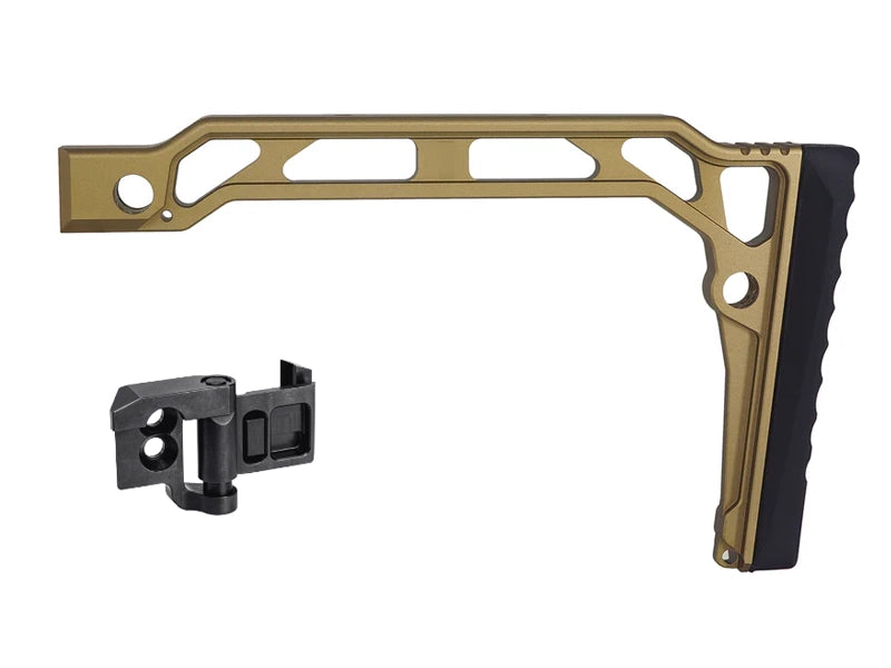 [5KU] SS-8RP Skeleton Folding Stock W/ M1913 Adapter[For 20mm Picatinn ...