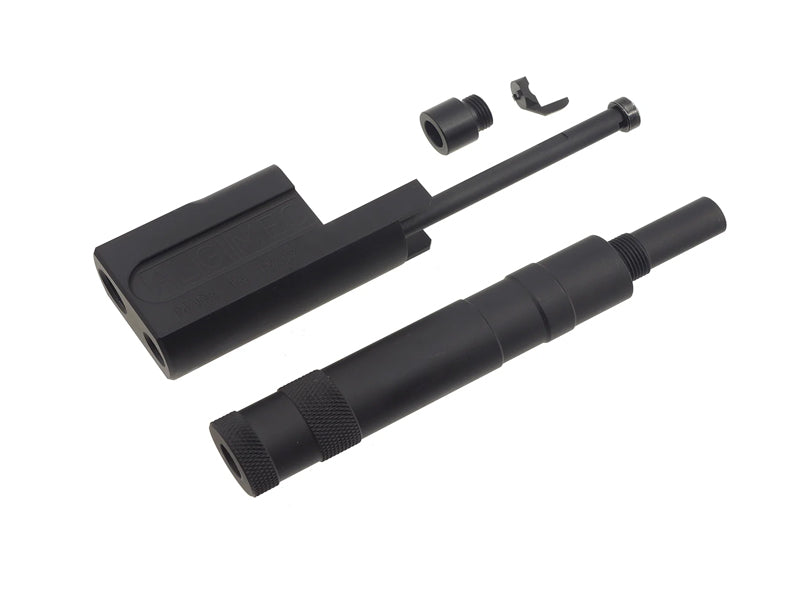[Army Force] ALGIMEC Style Compensator w/Suppressor [for M9 Airsoft][A ...