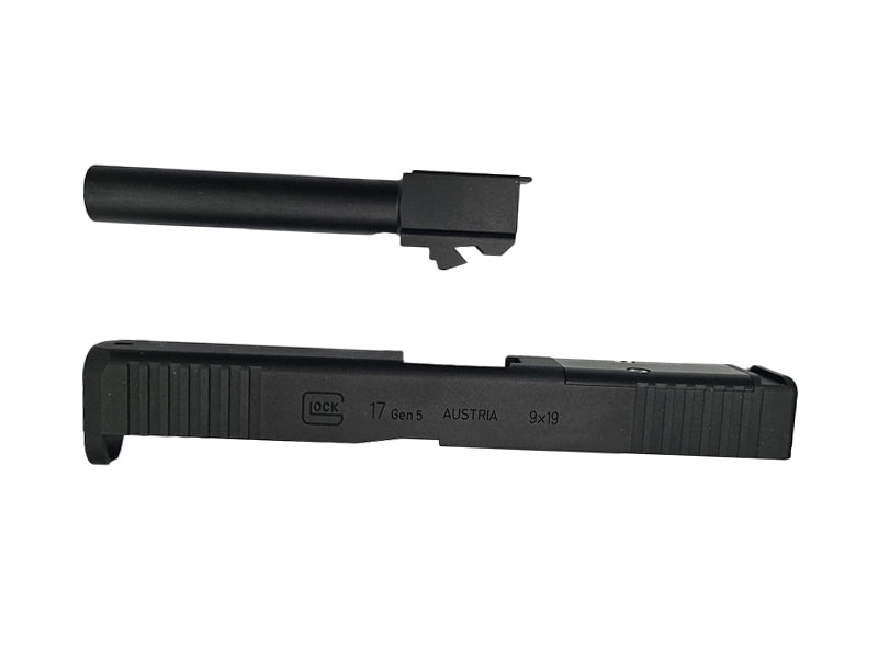 [BFA] Full Steel GLOCK Slide & Outer Barrel[For GHK GLOCK G17 GEN.5 MO ...
