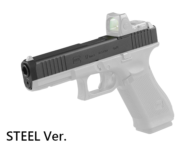 [BFA] Full Steel GLOCK Slide & Outer Barrel[For GHK GLOCK G17 GEN.5 MO ...