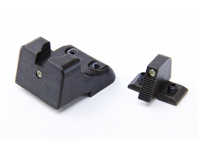 [Crusader] VFC Full Steel VP9 GBB Airsoft High Front & Rear Sight Set ...