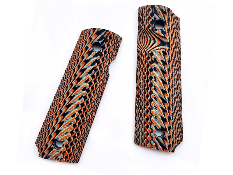 [GG] 1911 Glass Fiber Grip Cover [Orange & Black][For VFC / Tokyo Maru ...