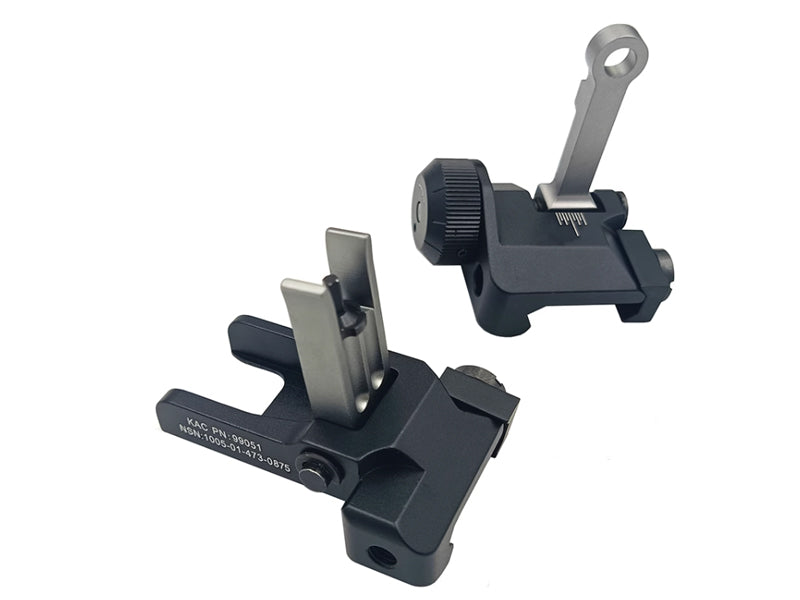 [GG] KAC Style 300M Metal Front and Rear Sight Set[For MK18 MOD 1 AEG ...