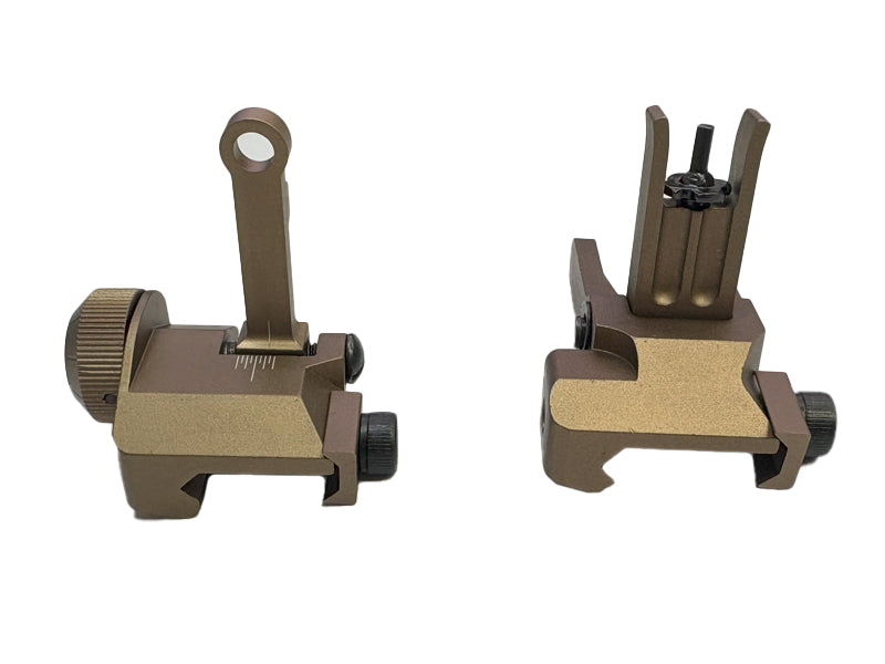 [GG] KAC Style 300M Metal Front and Rear Sight Set[For MK18 MOD 1 AEG ...