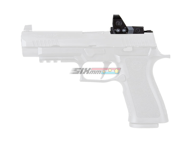 [GG] RMR / SRO Optics Adapter Plate W/ Fiber Rear Sight[For SIG AIR P3 – SIXmm (6mm)