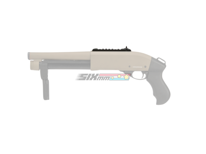 [Golden Eagle] M870 Shotgun 20mm Picatinny Rail W/ Rear Sight Scope mo ...