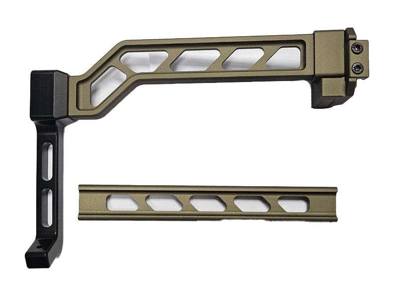 [MadDog] A3 Modular Folding Brace Stock W/ 1913 Picatinny Stock Adapte ...