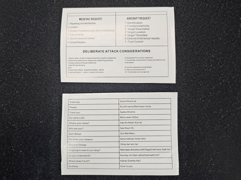 [Idiot Tailor] MedEvac Request and Translate stickers set [Able to Sti ...