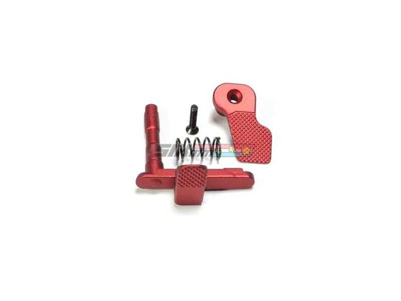 [APS] Ambi M4 / M16 Magazine Release Catch[RED] – SIXmm (6mm)