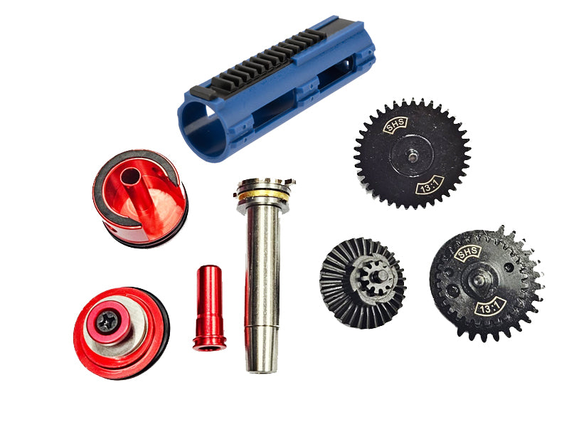 [SHS] 13:1 M4 Gear Set + 14 Steel Teeth High Quality Piston Set [For V ...
