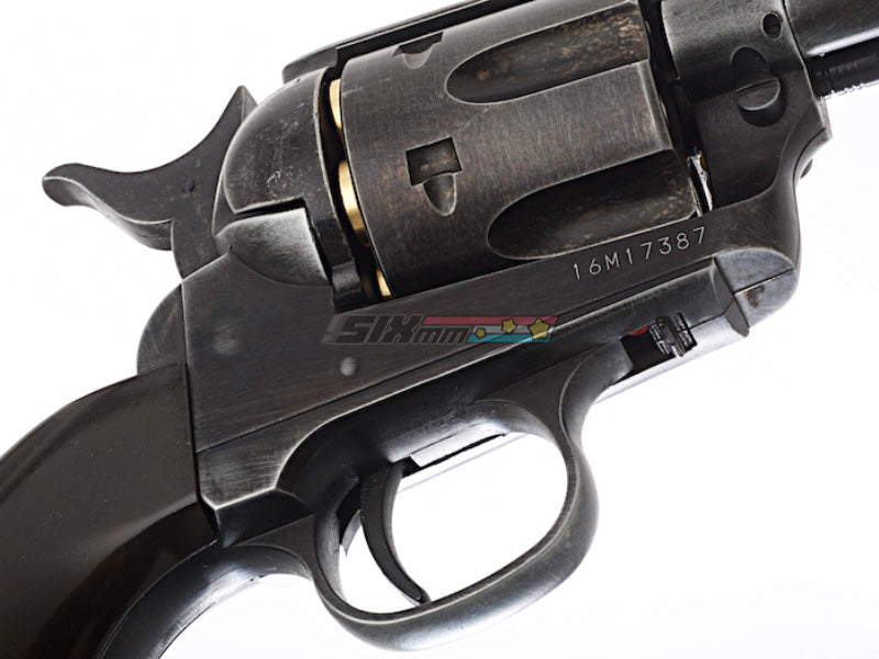 [Umarex] Wingun Revolver SAA .45 CO2 Metal[Antique Black][Cowboy Polic ...