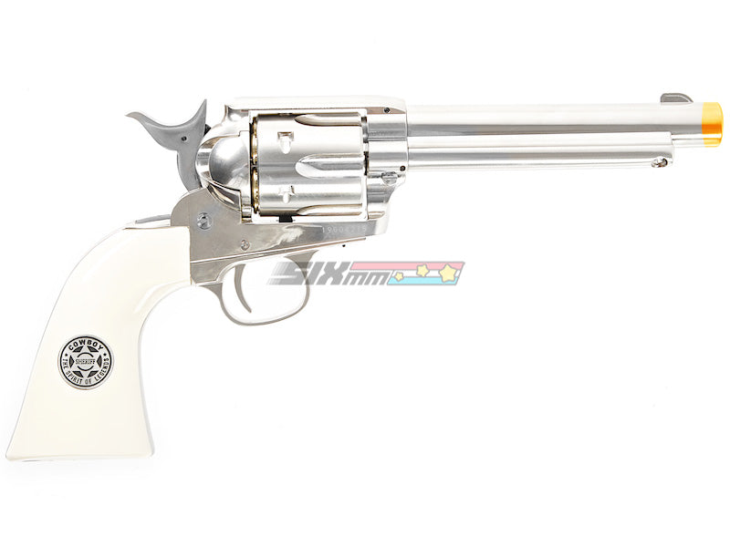 [Umarex] Wingun Revolver SAA .45 CO2 Metal[Antique Black][Cowboy Polic ...