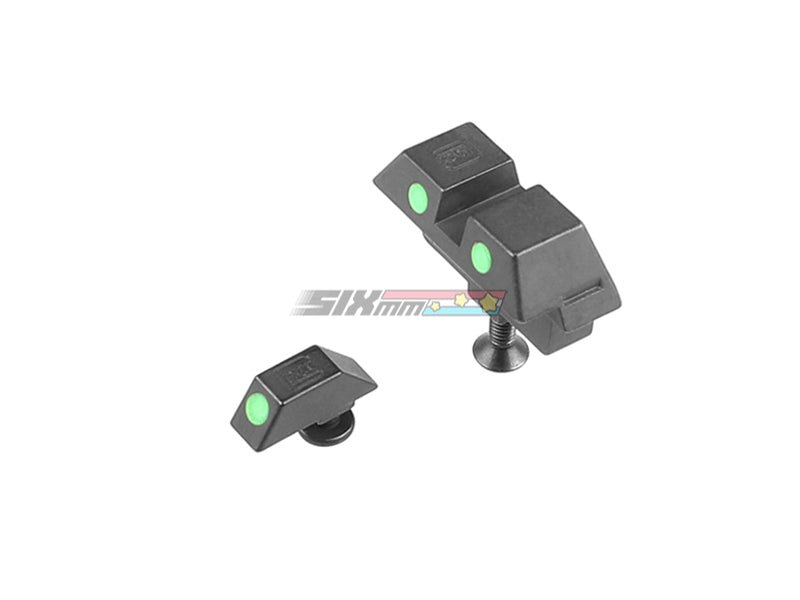 [Guarder] Steel Night Sight [For MARUI G17/19 ][GREEN] – SIXmm (6mm)