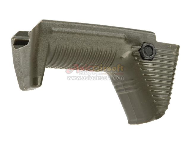 [APS] Dynamic Hand Stop Polymer Angled Airsoft Foregrip[OD] – SIXmm (6mm)