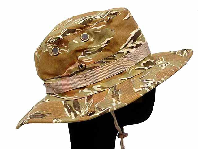 [Combat Gear] Boonie Hat Cap [Tiger Stripe Desert Camo] – SIXmm (6mm)