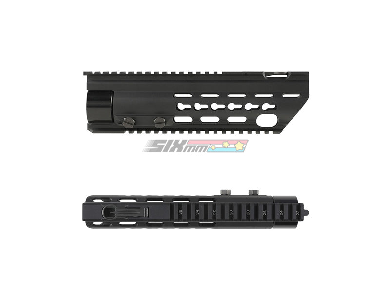 [Airsoft Artisan] G27K Handguard [For MARUI HK417 EBB][BLK] – SIXmm (6mm)