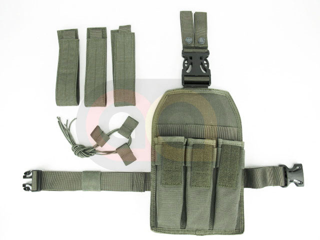 [Emerson] Triple MP7 Magazine Drop Leg Pouch[FG] – SIXmm (6mm)