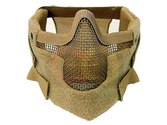 [Black Bear Airsoft] New Stalker Style Splinter Mask [Khaki] – SIXmm (6mm)