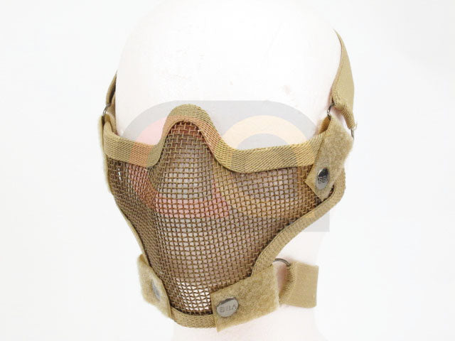 [Black Bear Airsoft] Stalker Shadow Mesh Mask [Kahki][Type B] – SIXmm (6mm)