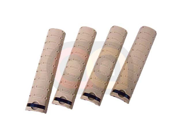 [Energy] Armor RIS RAS Rail Cover Panel 4pcs Set [Tan] – SIXmm (6mm)
