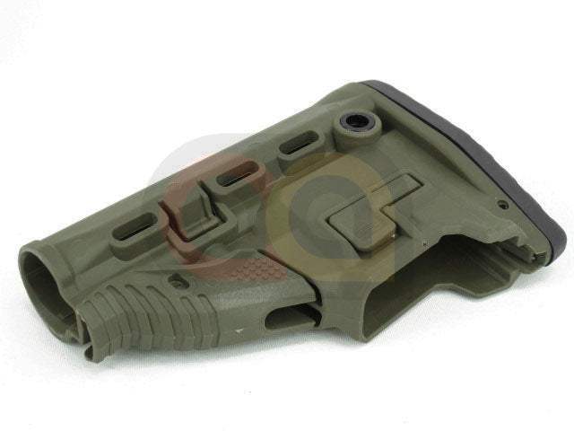 [Army Force] GK-MAG Style Stock with Magazine Carrier for M4 AEG [OD ...