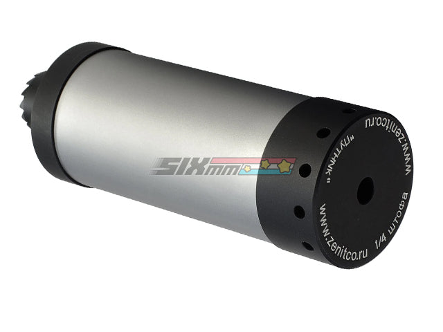 [5KU] DTK PUTNIK Mock Silencer/Suppressor[BLK/SV] – SIXmm (6mm)