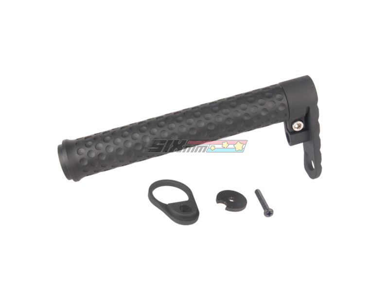 [5KU] Lightweight Metal Stock Combo[For M4/M16 AEG Series] – SIXmm (6mm)