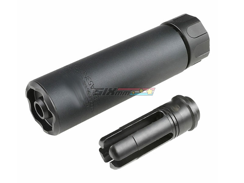 [5KU] QD AAC Style SOCOM 556 MINI2 Silencer with -14mm CCW Flashider[B ...