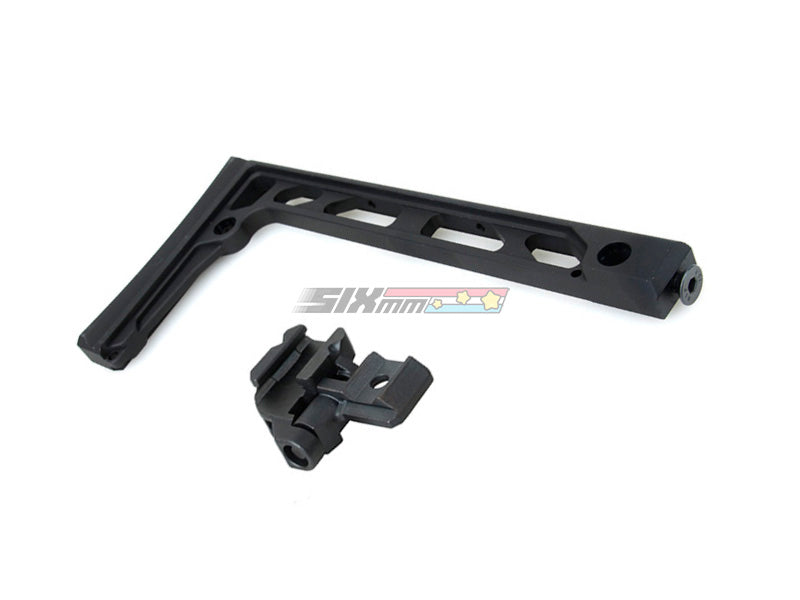 [5KU] SS-8 Aluminium Foldable Stock[For 1913 Picatinny Rail System ...