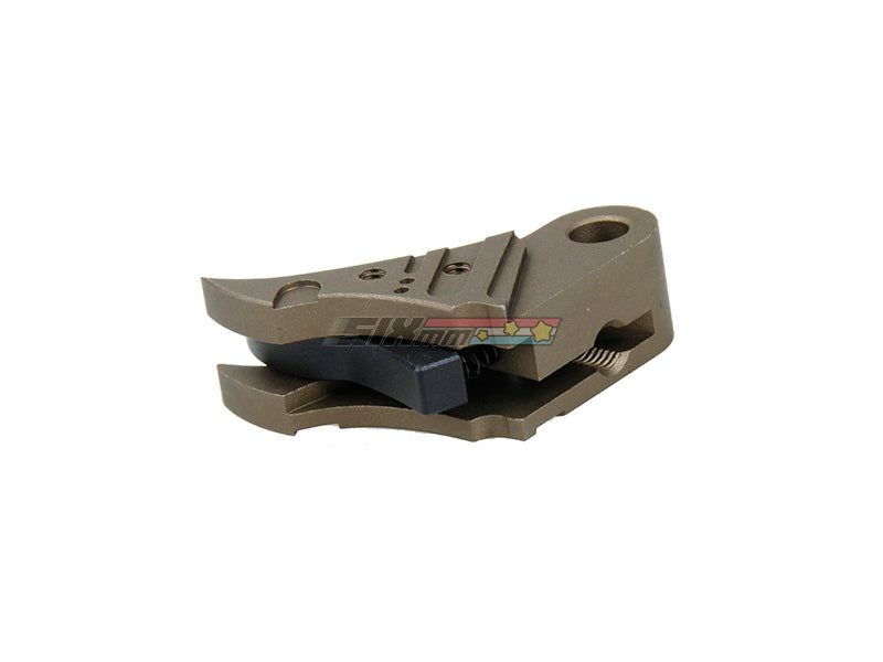 [5KU] SSVI style CNC Aluminium Flat Trigger Set[For Tokyo Marui G17 ...