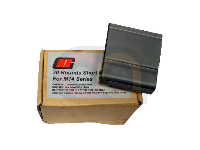 [MAG] M14 Short 70rds. Magazine Box set[For Tokyo Marui M14][4pcs/set ...