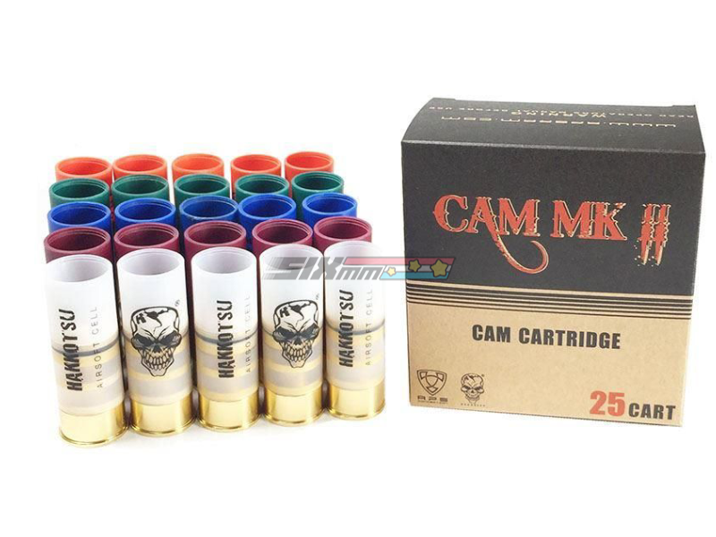 [APS] CAM870 MKII Shell Pack [25pcs/ Assorted Colour] – SIXmm (6mm)