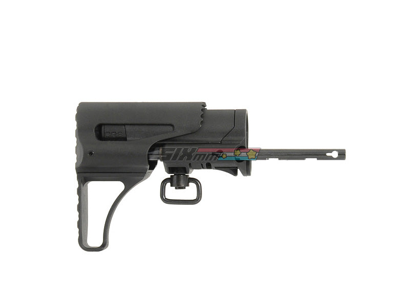 [APS] CRS Collapsible PDW Stock[For M4/M16 AEG Series][BLK] – SIXmm (6mm)