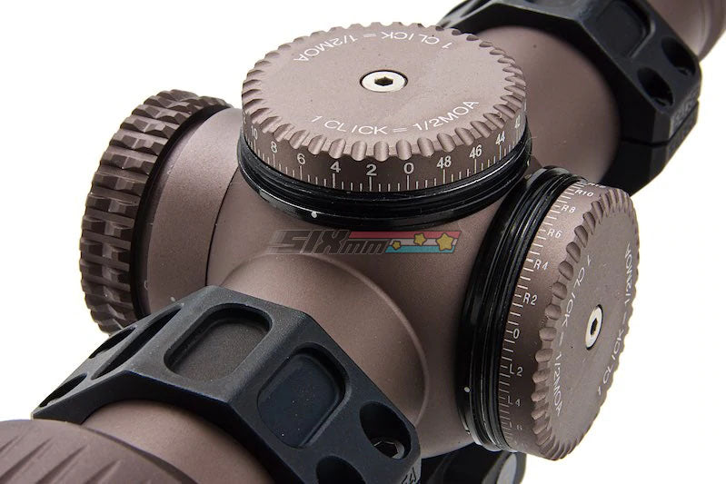 [ARES] 1-6 x 24 Illuminated RAZOR HD Airsoft Scope W/ GEI Scope Mount ...