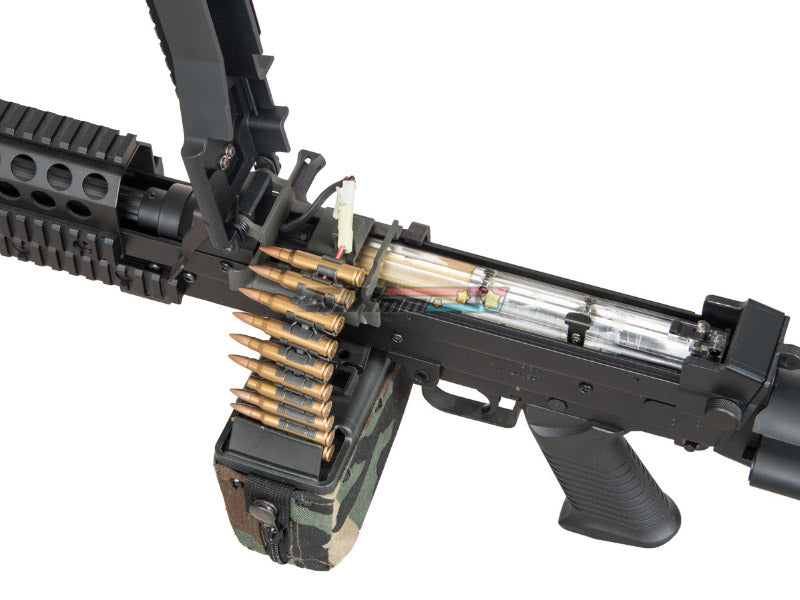 [ARES] M249 / MK46 PARA Airsoft AEG Light Machine Gun[BLK] – SIXmm (6mm)