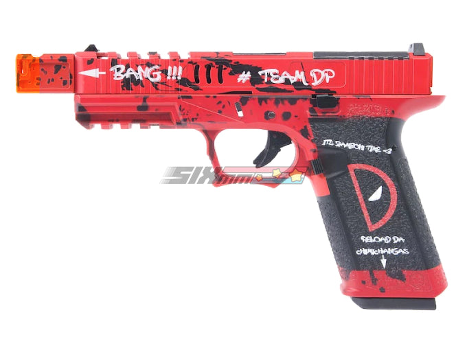 [AW Custom] Deadpool 17 GBB Pistol[red][RMR Ver.] – SIXmm (6mm)