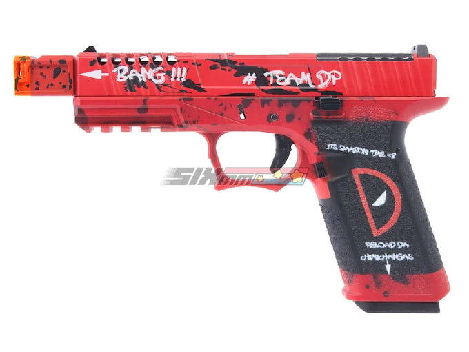 [AW Custom] Deadpool 17 GBB Pistol[red][RMR Ver.] – SIXmm (6mm)