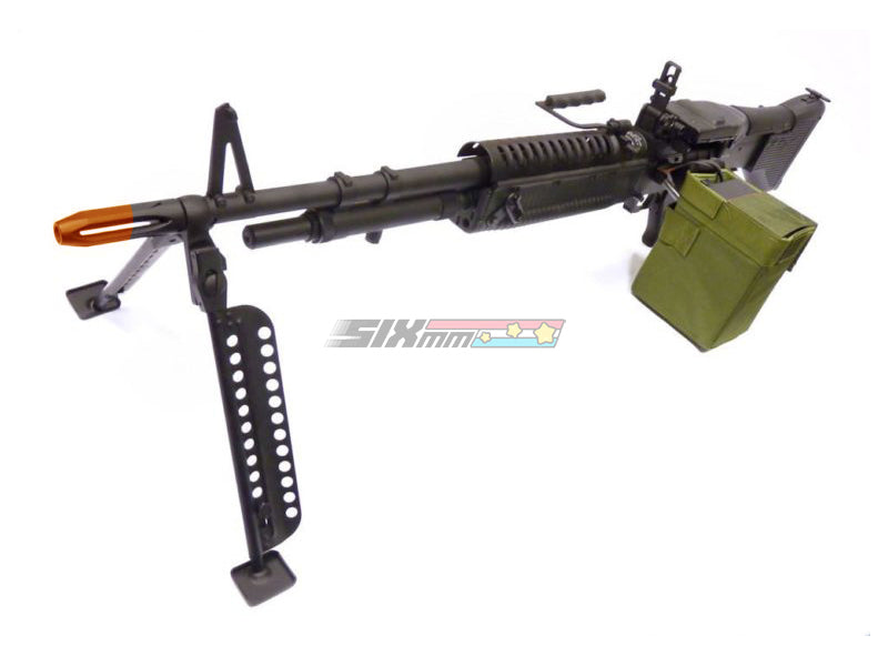 [A&K] Full Metal M60VN Airsoft AEG Machine Gun [BLK] – SIXmm (6mm)