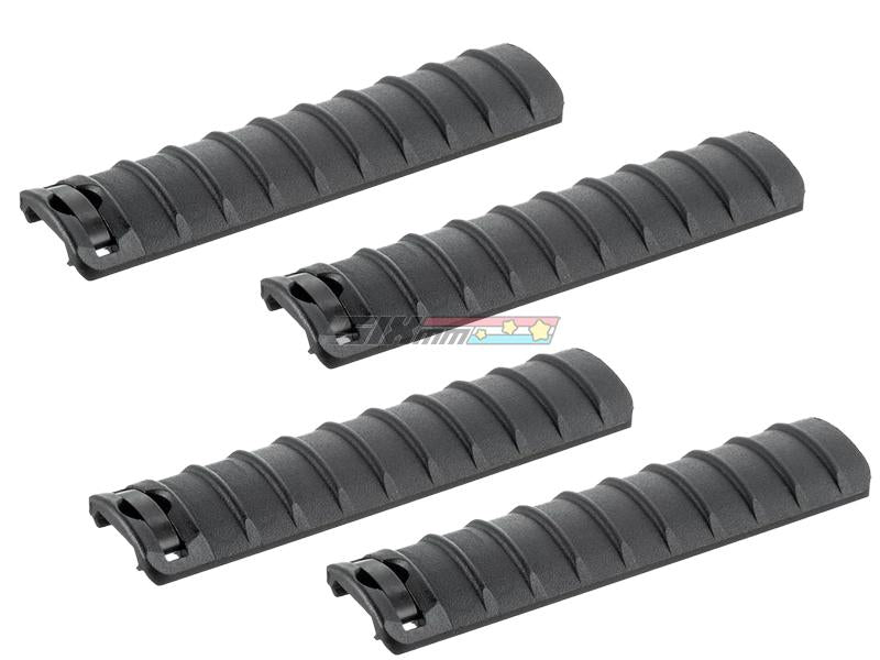 [Army Force] Knight's Type KAC RIS RAS Rail Cover Panel [4pcs/set][BLK ...
