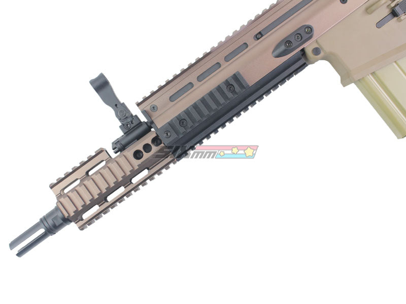 [BELL] SCAR-H Airsoft AEG DMR Rifle W/ M1913 Extended Handguard][Tan ...