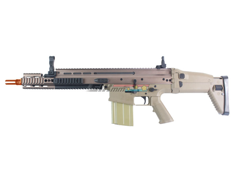 [BELL] SCAR-H Airsoft AEG DMR Rifle W/ M1913 Extended Handguard][Tan ...