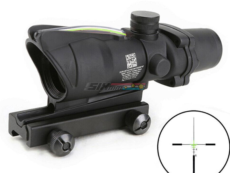 [CN Made] ACOG TA31 Style Real Fiber Glow 4x32 Scope [Green] – SIXmm (6mm)
