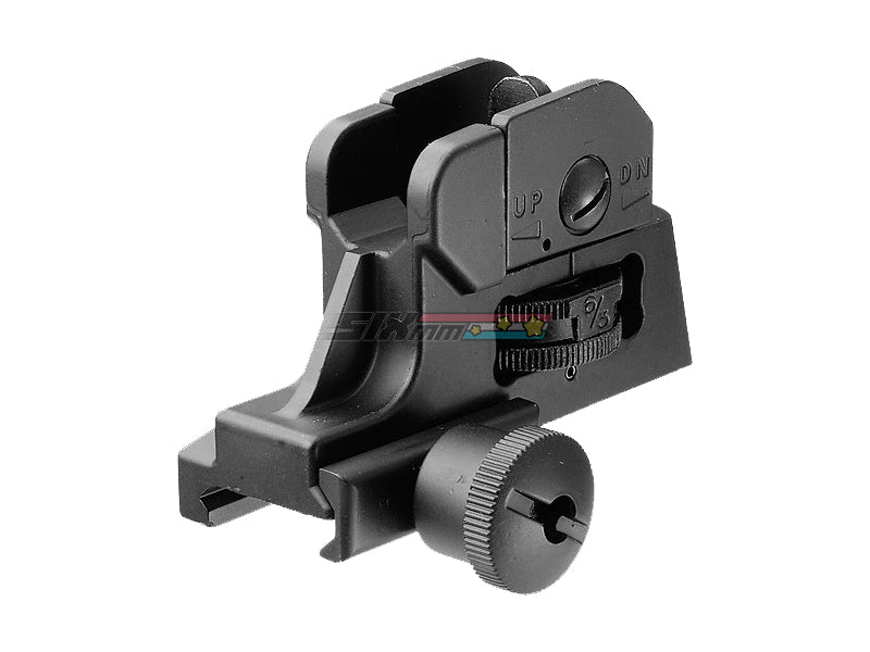 [Army Force] Full Metal Rear Sight [For MK18 MOD 0 Build] – SIXmm (6mm)