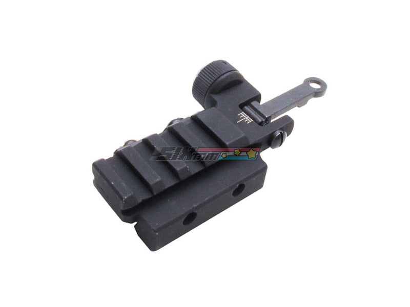 [DBoys] KAC Rear Flip-Up Sight[FOR KAC PDW AEG / GBB Series][BLK ...