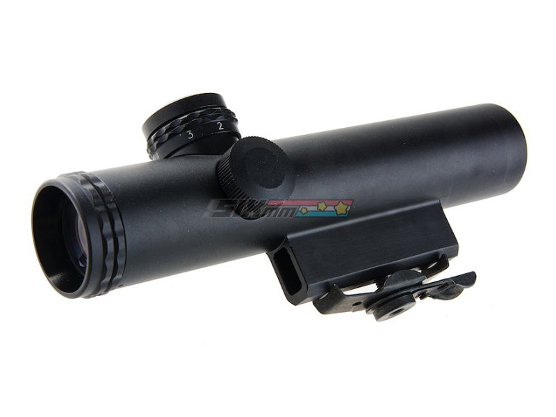 [G&P] Retro 4 x 20mm Airsoft Magnifier Scope[W/ Picatinny Rail Mount ...